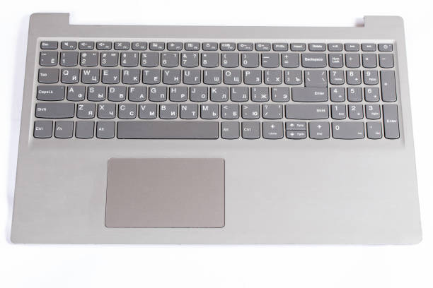 Free Stock Photo of Sleek laptop keyboard in grayscale | Download Free ...