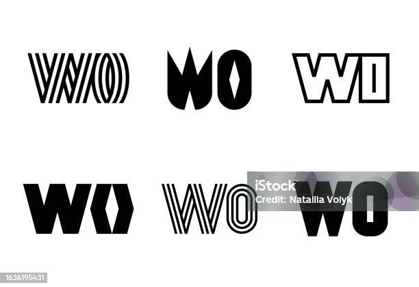 Set Of Letter Wo Logos Stock Illustration - Download Image Now ... Set Of Letter Wo Logos Stock Illustration - Download Image Now ...