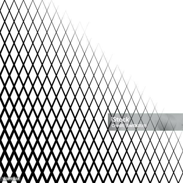 Background With Gradient Of Diamond Shaped Cells Grid Stock