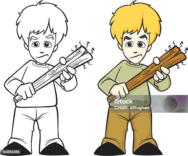 Angry 어린 키드 쥠 Bat 격노한에 대한 스톡 벡터 아트 및 기타 이미지 격노한 공격성 교육 Istock