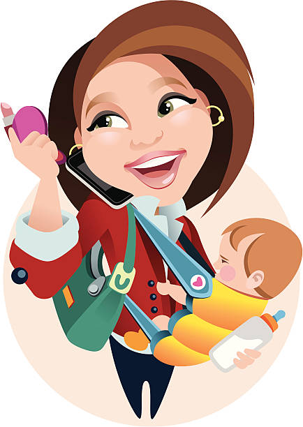 Hispanic Working Mom Illustrations Royalty Free Vector Graphics And Clip