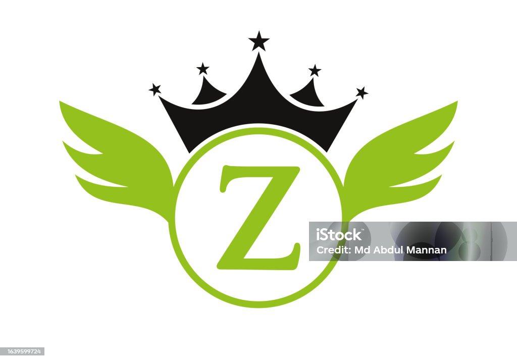 Logo De Laile Sur Le Concept De La Lettre Z Avec Modèle Vectoriel