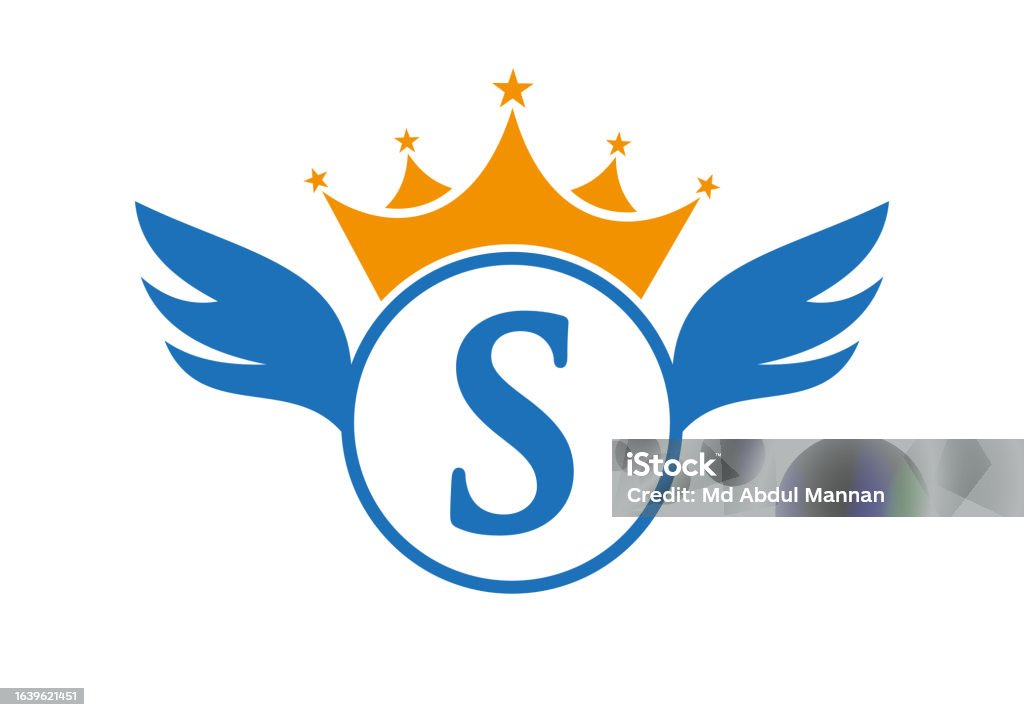 Logo De Laile Sur Le Concept De La Lettre S Avec Modèle Vectoriel