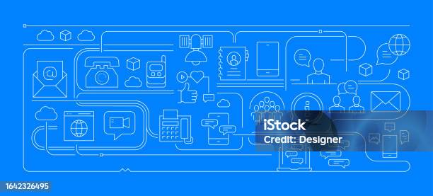 Komunikasi Terkait Desain Banner Untuk Halaman Web Headline Brosur