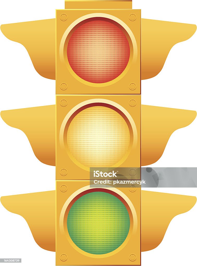 Lampu Lalu Lintas Warna Ilustrasi Stok Unduh Gambar Sekarang Lampu Lalu Lintas Bahaya