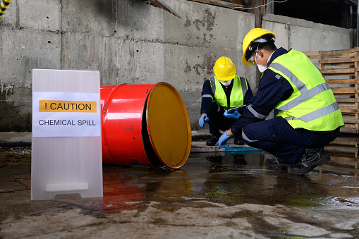 Oil Spill Contamination Or Hazardous Fuel Leakage And Environmental ... Oil Spill Contamination Or Hazardous Fuel Leakage And Environmental ...