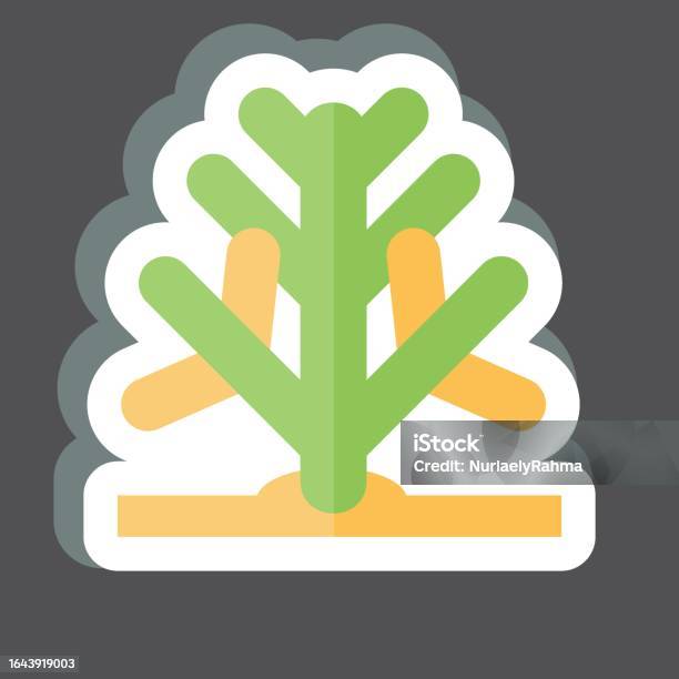 Kaktus Stiker Terkait Dengan Simbol Arab Saudi Desain Sederhana Dapat