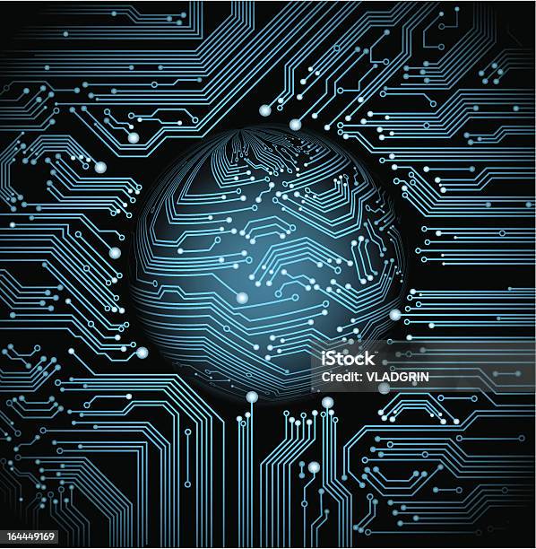 Circuit Board Background向量圖形及更多中央處理器圖片 中央處理器 主機板 具有特定質地 Istock