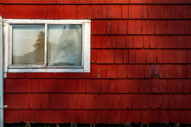 Free Stock Photo of Red window frame on white exterior wall | Download ...