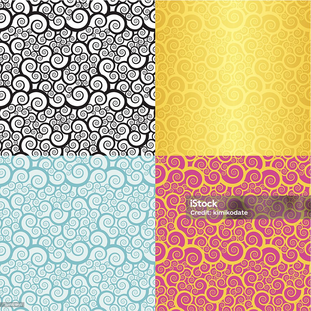 Swirly Seamless Pattern Stock Illustration Download Image Now swirly-seamless-pattern-stock-illustration-download-image-now