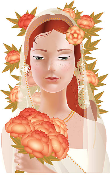 210 Red Hair Woman Freckles Stock Illustrations Royalty Free Vector