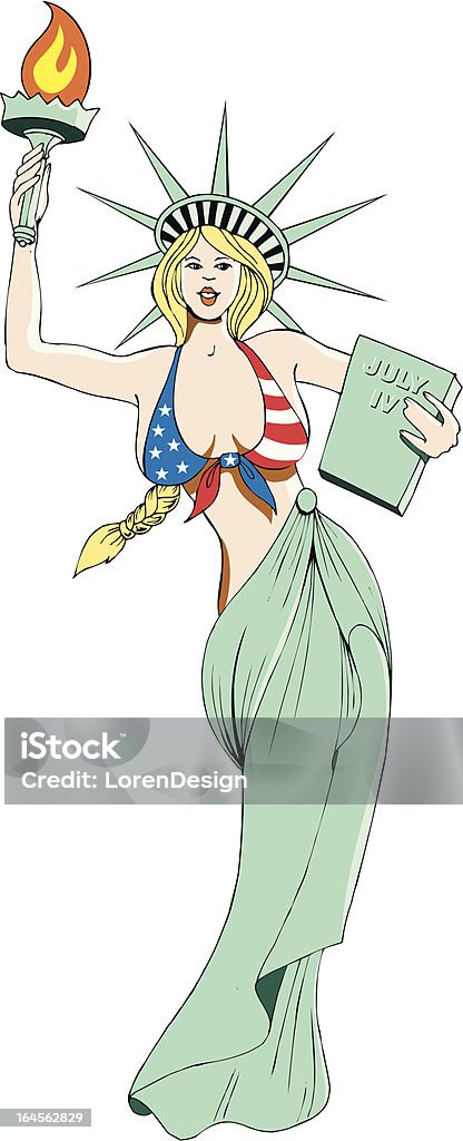 Statue Of Liberty Cartoon Stock Illustration Download Image Now Statue Of Liberty New York