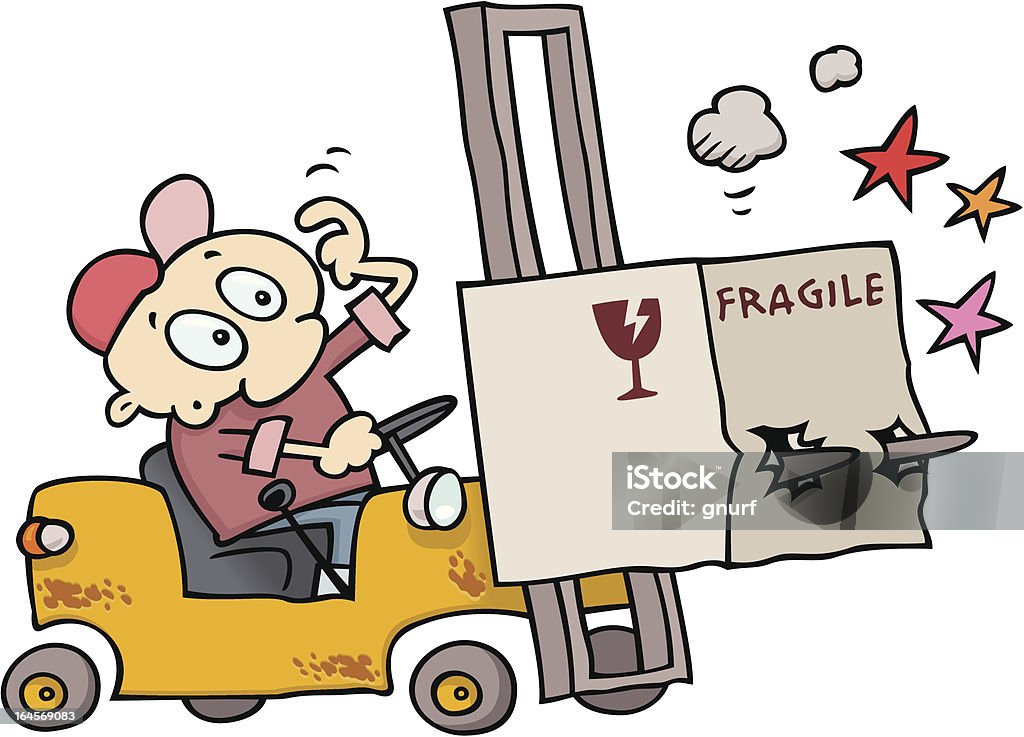 Kecelakaan Forklift Ilustrasi Stok Unduh Gambar Sekarang Forklift
