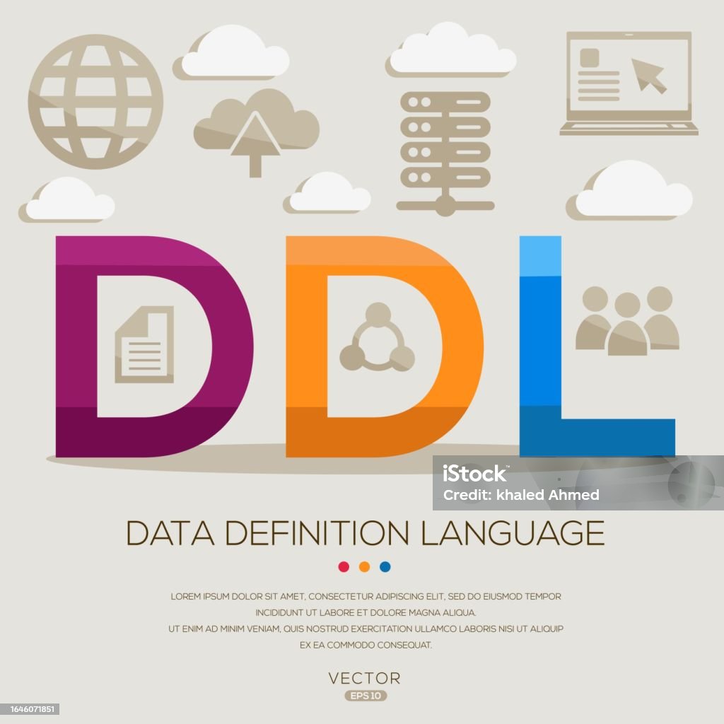 Ddl Data Definition Language Stock Illustration - Download Image Now ... Ddl Data Definition Language Stock Illustration - Download Image Now ...