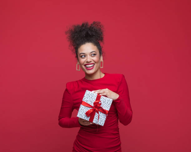 Free Stock Photo of Smiling Woman in Red Dress | Download Free Images ...