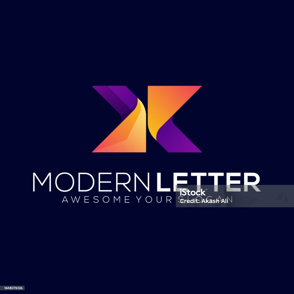 Letter K Vector Template Design Logo Stock Illustration Download Image Now Abstract
