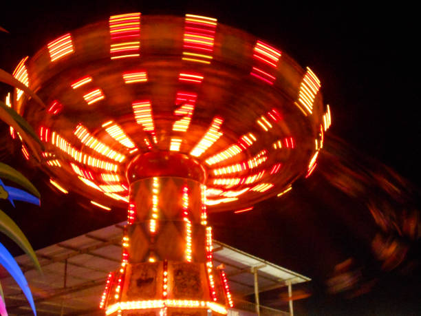 Free Stock Photo of Carnival Ride at Night With Long Exposure ...