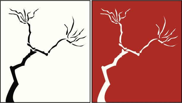 tree trunk stencil вектор бесплатно | AI, SVG и EPS