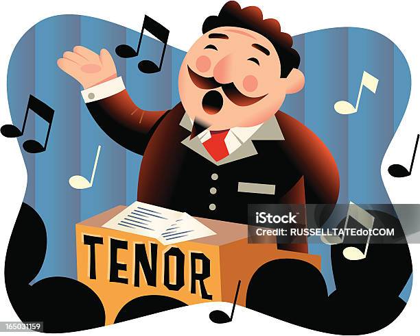 Singer 가수에 대한 스톡 벡터 아트 및 기타 이미지 가수 오페라 테너 Istock