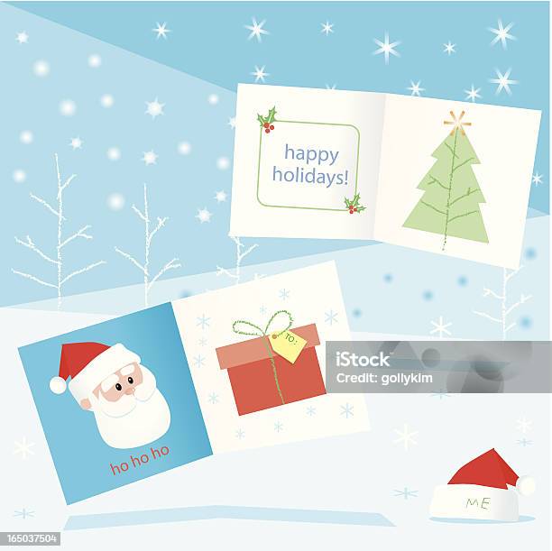 Kartu Ucapan Natal Ilustrasi Stok Unduh Gambar Sekarang Bentuk