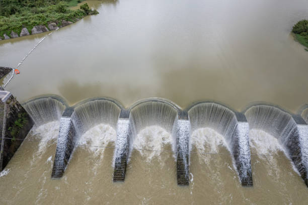 Free Stock Photo of Water Release from Dam Bridge | Download Free ...