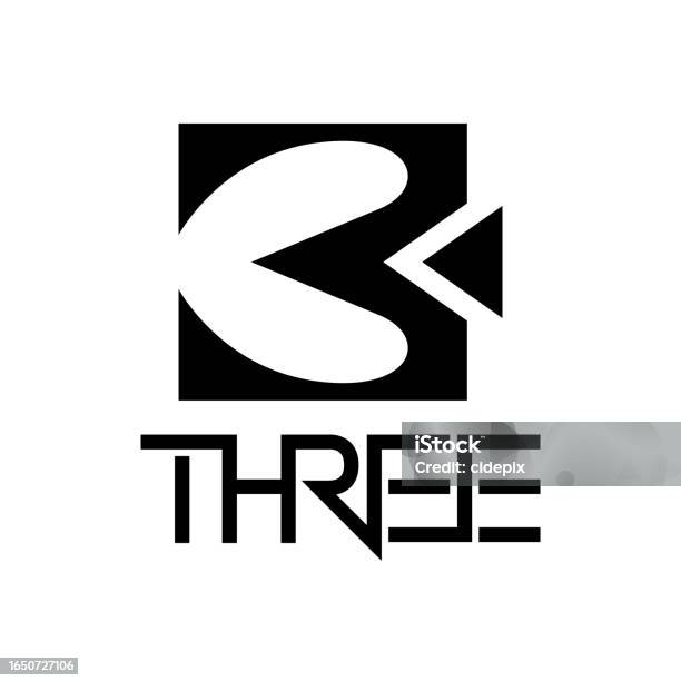 Schwarzes Symbol Für Die Zahl 3 Auf Weißem Hintergrund Symbol 2 Stock ... Schwarzes Symbol Für Die Zahl 3 Auf Weißem Hintergrund Symbol 2 Stock ...