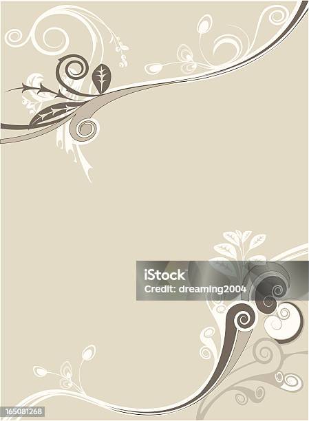 Flora 배경기술 곡선에 대한 스톡 벡터 아트 및 기타 이미지 곡선 꽃 나무 꽃 식물 Istock