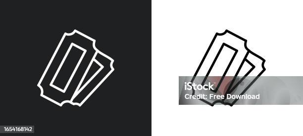 Two Movie Tickets Outline Icon In White And Black Colors Two Movie ... Two Movie Tickets Outline Icon In White And Black Colors Two Movie ...