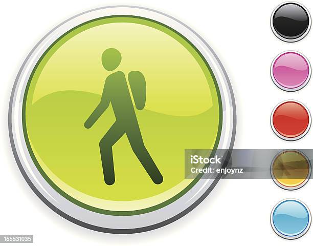 Tramping 아이콘크기 걷기에 대한 스톡 벡터 아트 및 기타 이미지 걷기 검은색 관목 Istock