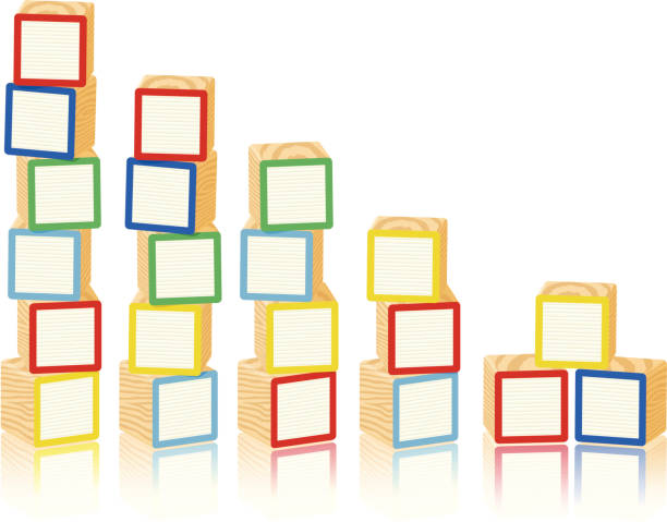 Blank Abc Blocks Stacked Blank Abc Blocks Stacked