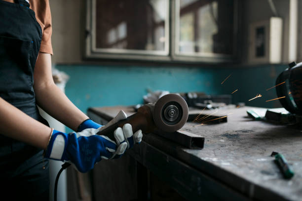 Free Stock Photo of Person Using Grinder on Metal Piece | Download Free Images and Free ...