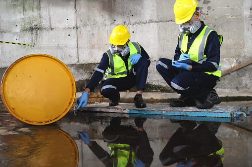 Oil Spill Contamination Or Hazardous Fuel Leakage And Environmental ... Oil Spill Contamination Or Hazardous Fuel Leakage And Environmental ...
