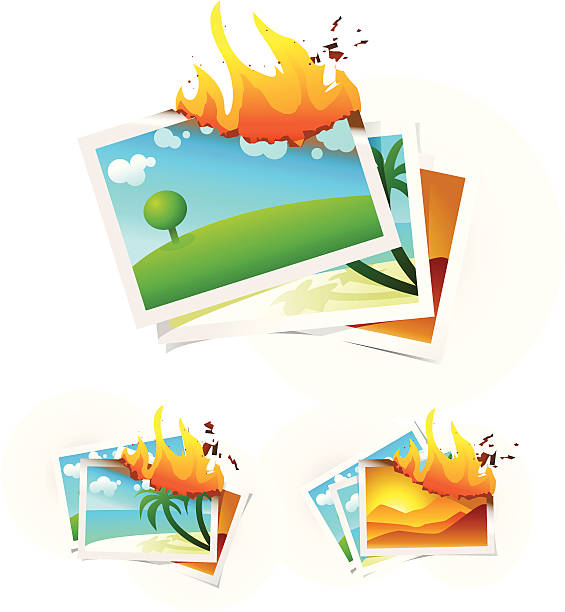 [90] Burning paper Clipart Vector PNG , SVG, EPS, PSD, AI