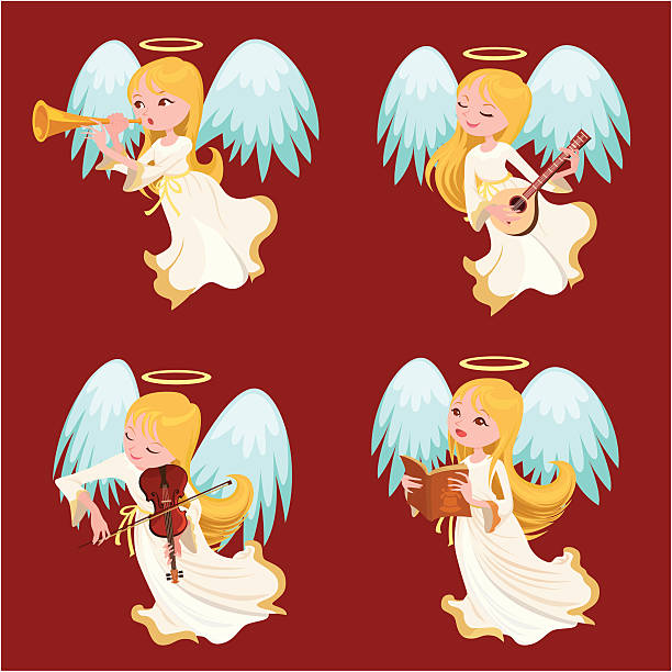 50 Angel Singing Clip Art Stock Illustrations Royalty Free Vector Graphics And Clip Art Istock