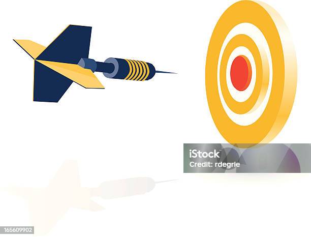 Dart 및 과녁 개념과 주제에 대한 스톡 벡터 아트 및 기타 이미지 개념과 주제 과녁 날기 Istock