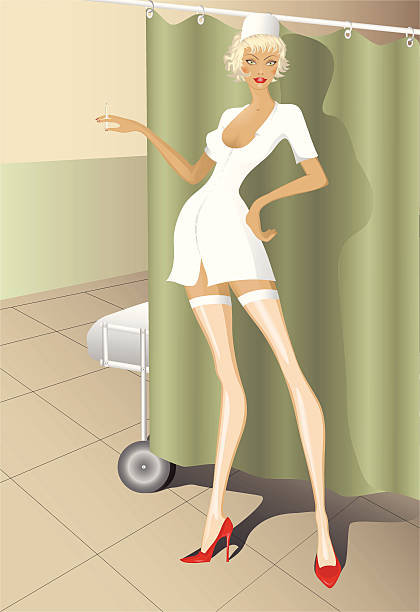 40 Nurse Curtain Illustrations Royalty Free Vector Graphics And Clip Art Istock