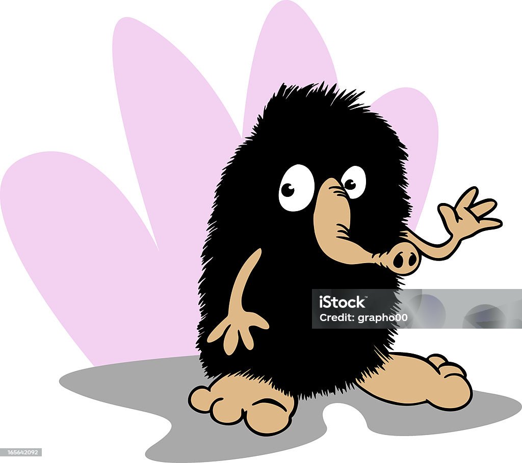 Hairy Monster Stock Illustration Download Image Now Cartoon Cute