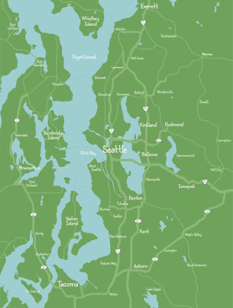 Puget Sound World Map