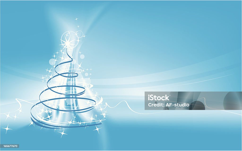 Christmas Background With Stylized Tree向量圖形及更多聖誕節圖片 聖誕節 背景 主題 下雪