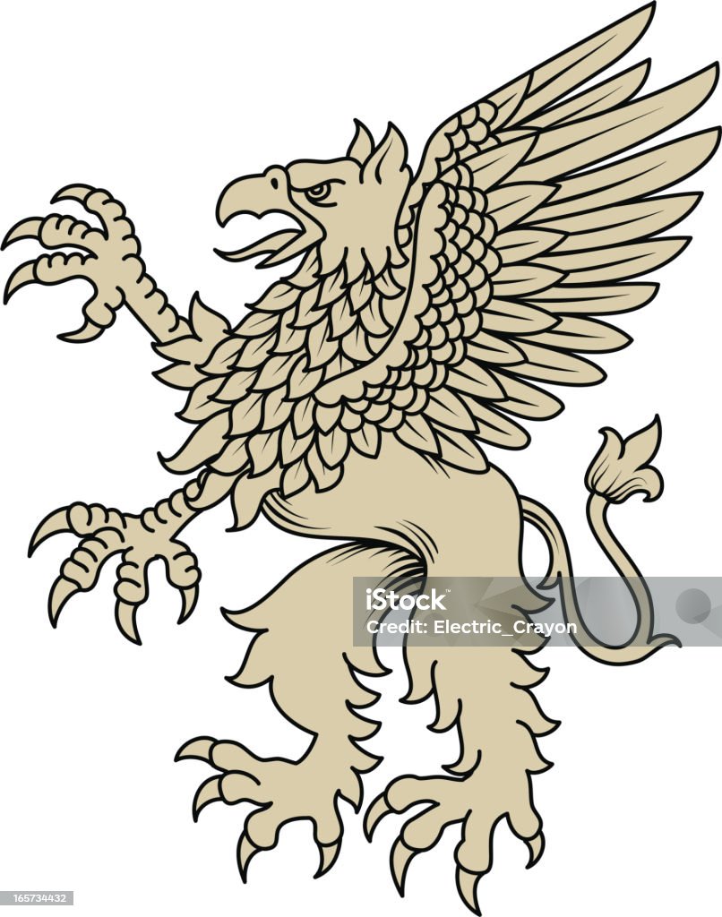 Griffin Rampant向量圖形及更多獅鷲 虛構人物圖片 獅鷲 虛構人物 矢量圖 盾徽 Istock