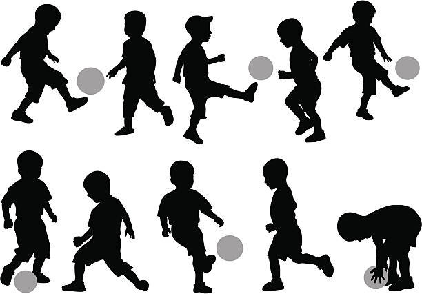 Kids Sports Clipart Black And White