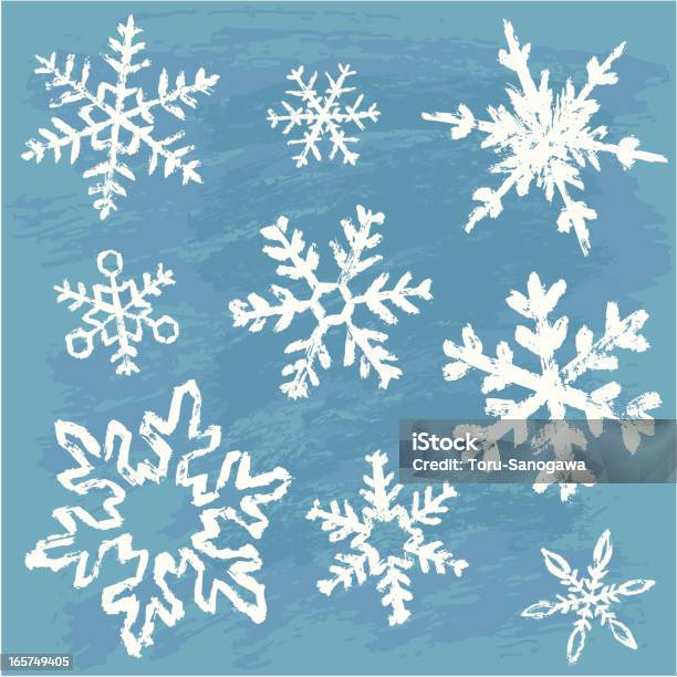 Snowflakes 손으로 그린 크리스마스에 대한 스톡 벡터 아트 및 기타 이미지 크리스마스 0명 겨울 Istock