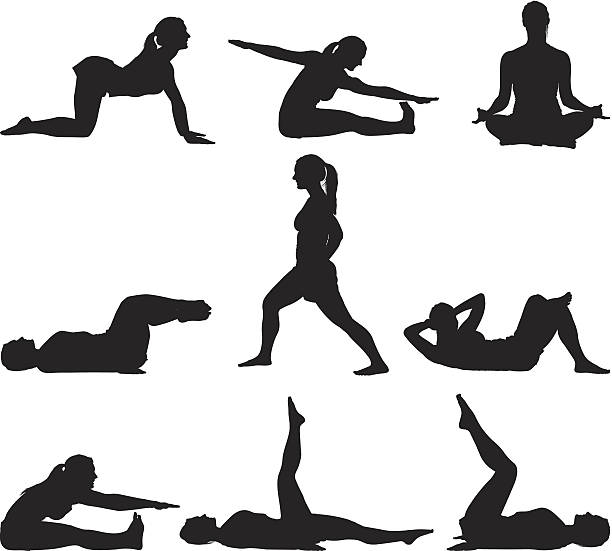 380 Black Woman Bending Stock Illustrations Royalty Free Vector