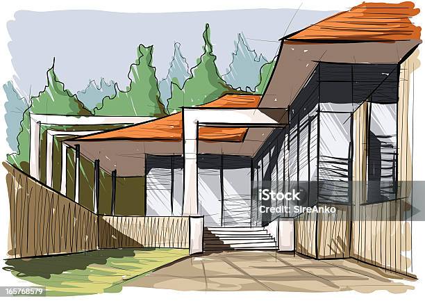 Architecture向量圖形及更多住宅區圖片 住宅區 住宅建築 光 Istock