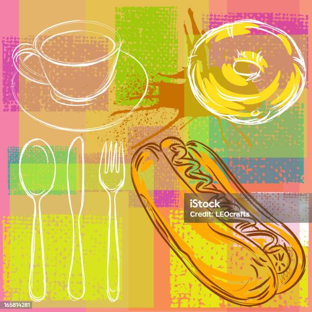 Abstract Food Background向量圖形及更多不健康飲食圖片 不健康飲食 具有特定質地 匙羹 Istock