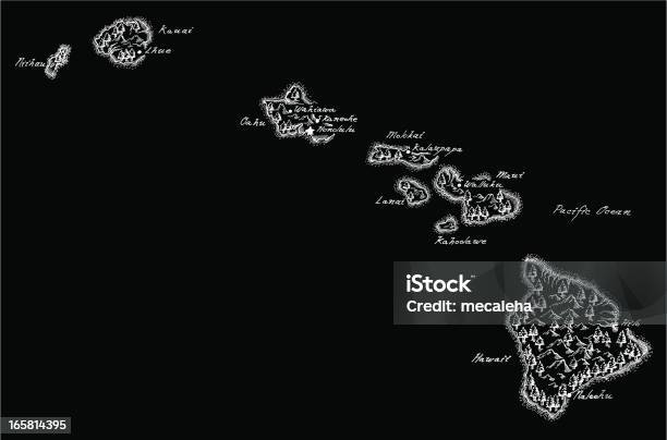 Antique Hawaii Map向量圖形及更多夏威夷群島圖片 夏威夷群島 夏威夷大島 地圖 Istock
