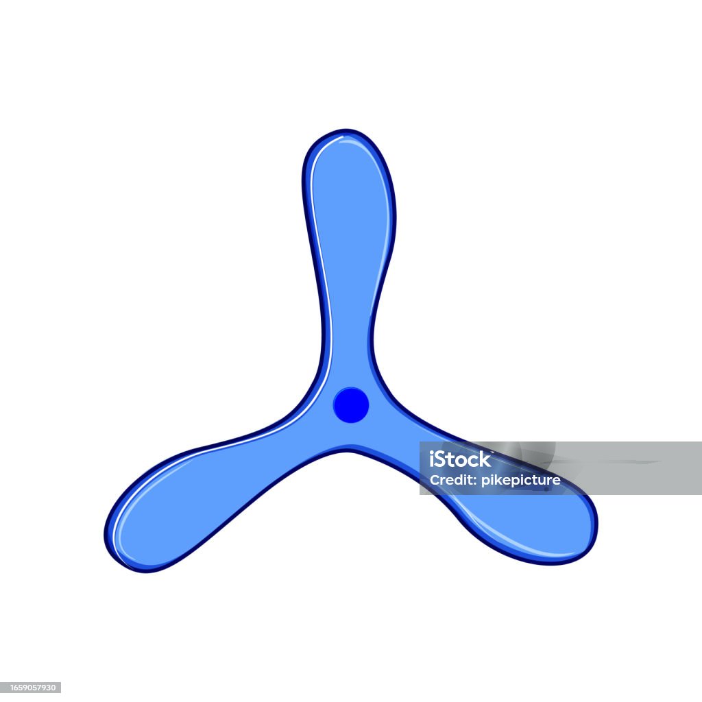 Ilustración De Símbolo Boomerang Dibujos Animados Ilustración Vectorial