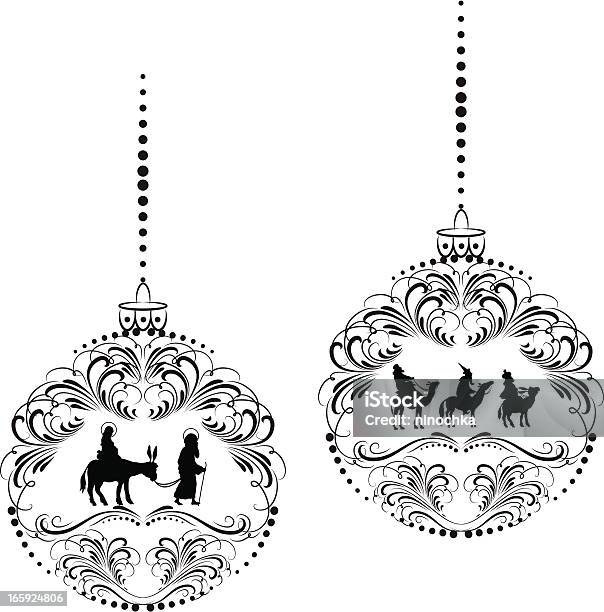 Nativity 장식 3 명에 대한 스톡 벡터 아트 및 기타 이미지 3 명 가족 공휴일 Istock