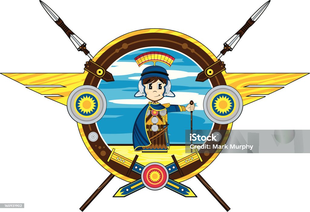 Roman Centurion Badge向量圖形及更多三軍圖片 三軍 人 剪裁圖 Istock