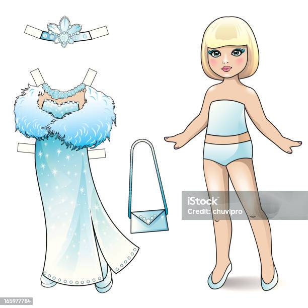 Paper Doll Princess Collection向量圖形及更多人圖片 人 人年齡 人體 Istock